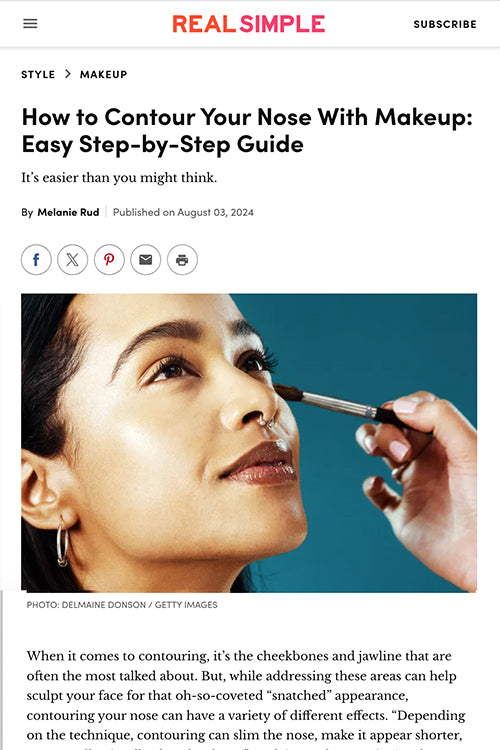 How to Contour Your Nose With Makeup: Easy Step-by-Step Guide ...