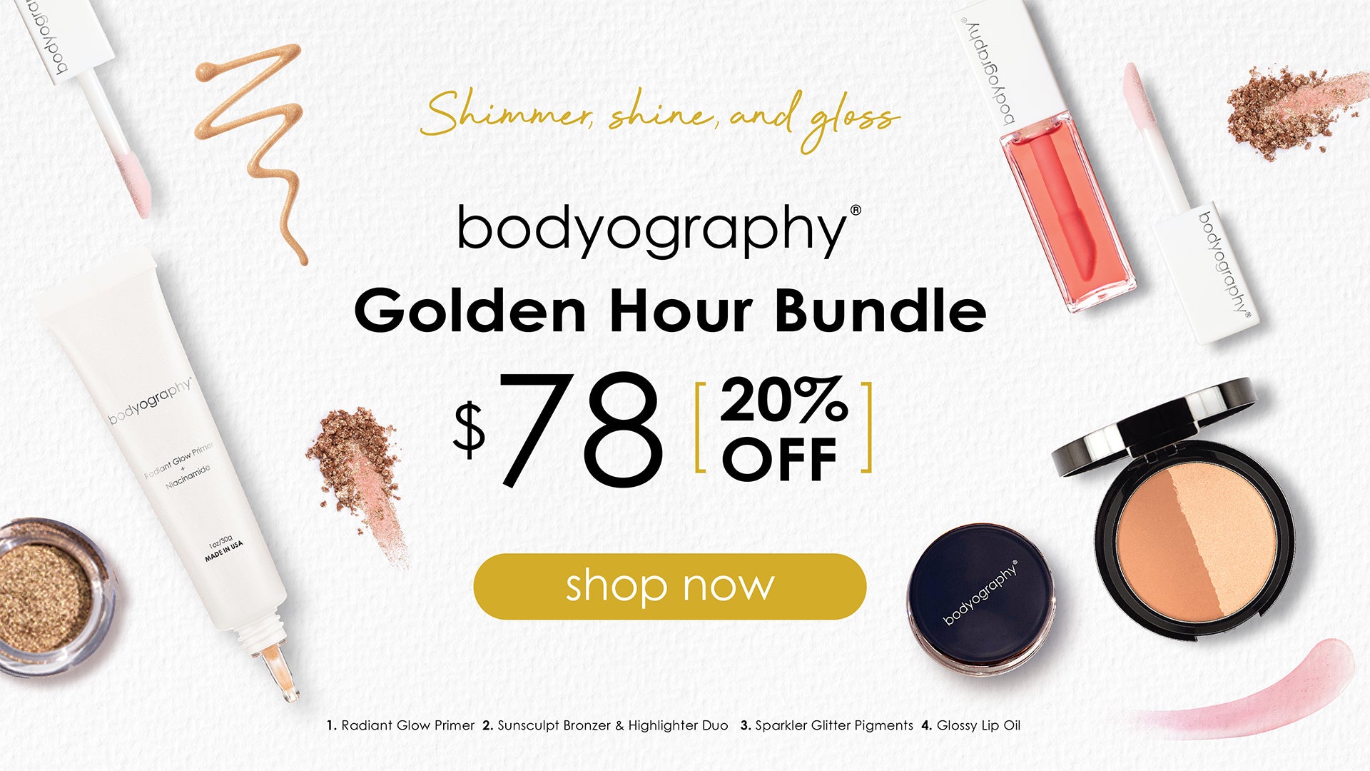 Bodyography® | Makeup & Skincare Beauty Cosmetics